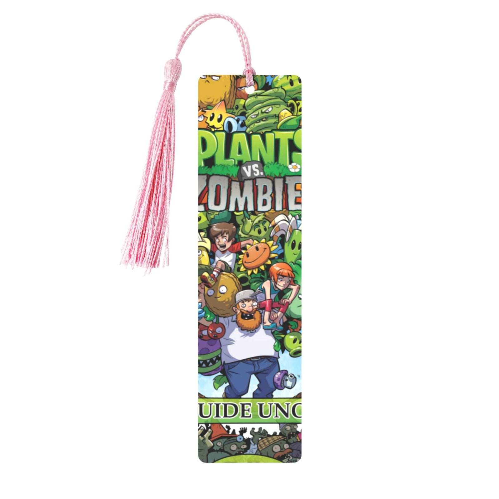 Plants Vs. Zombies bookmark with tassel, bookmark for Book Notebook ...