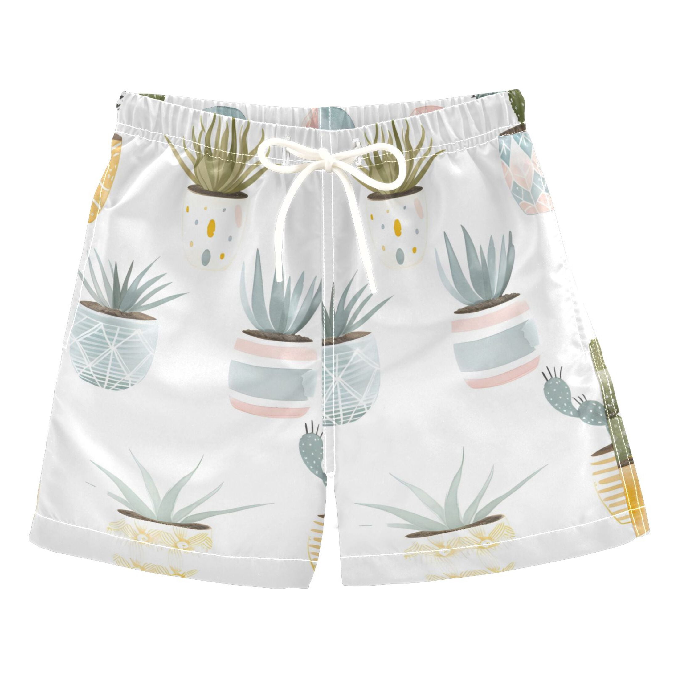 Plants in Pots Boys' Swim Trunks Board Shorts Beach Pants Bathing ...