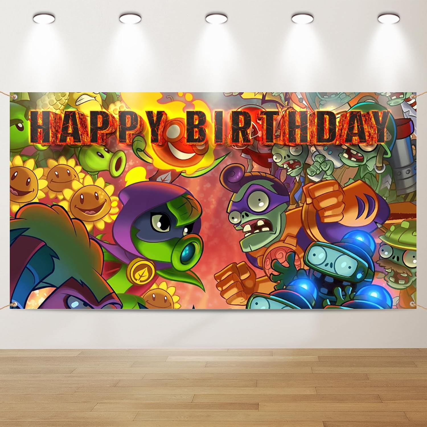 Plants vs. Zombies Background Birthday Decorations,Plants vs. Zombies ...
