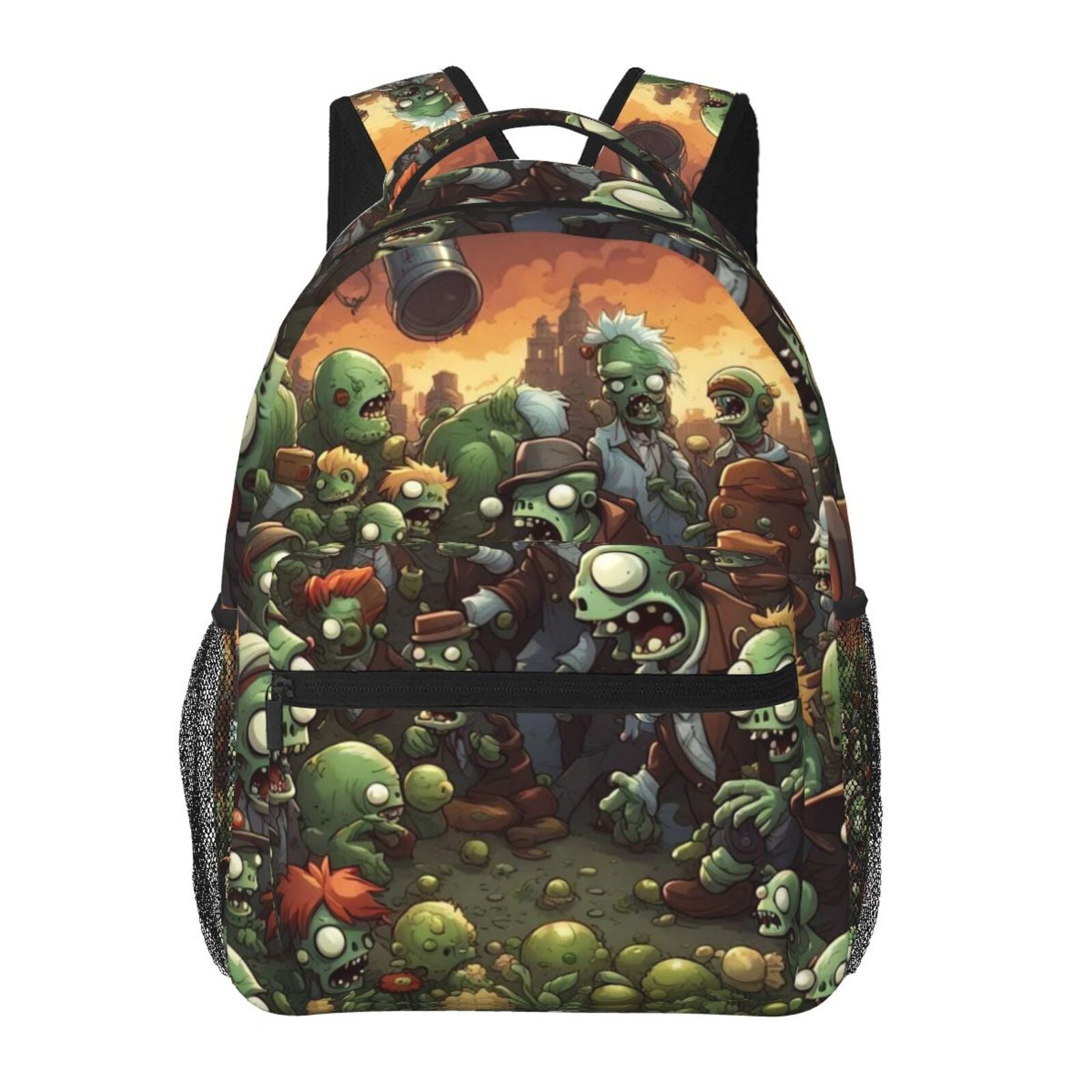 Plants vs. Zombies Battle Laptop Backpack School Book Bag Satchel ...