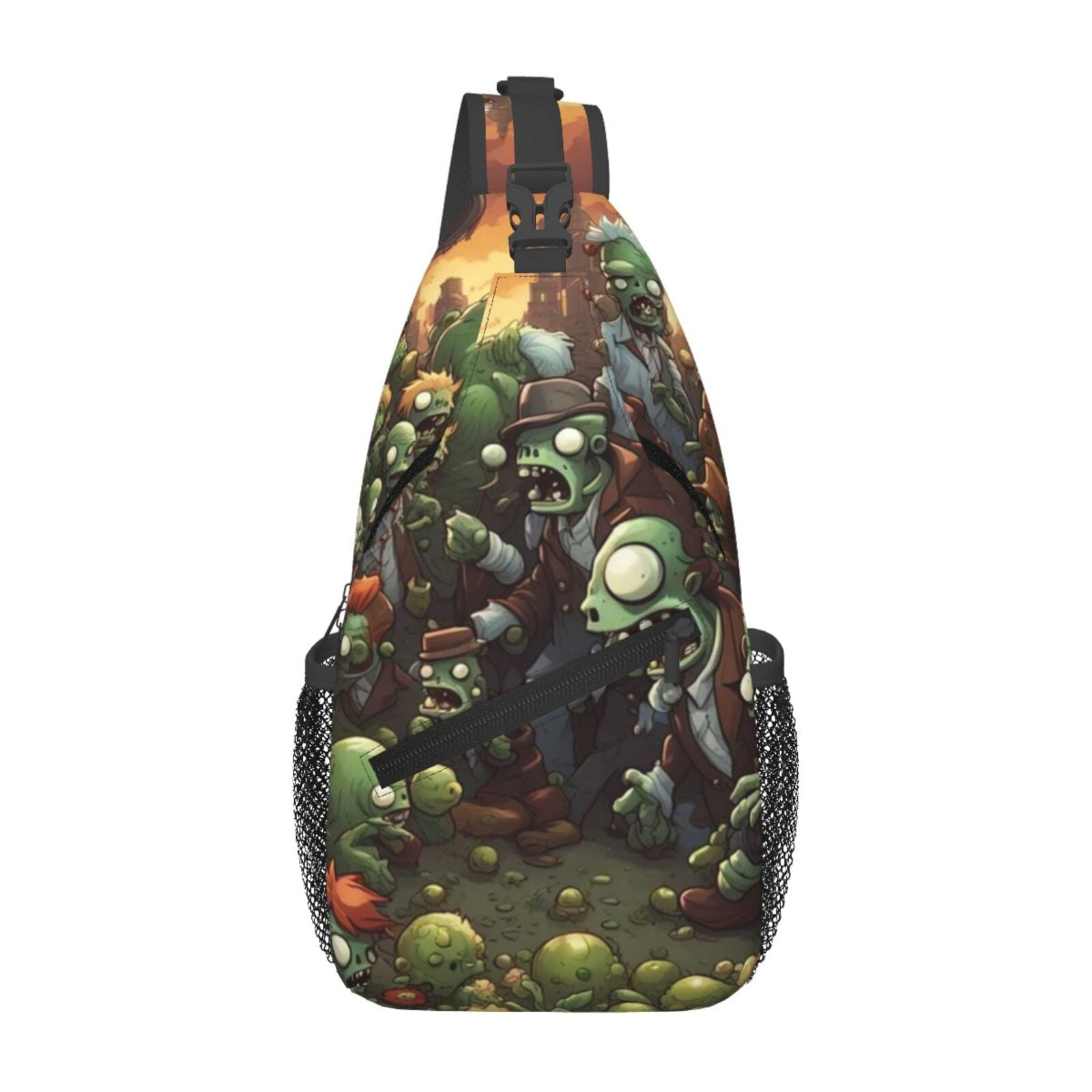 Plants vs. Zombies Battle Sling Bag Crossbody Backpack Chest Bags Daily ...