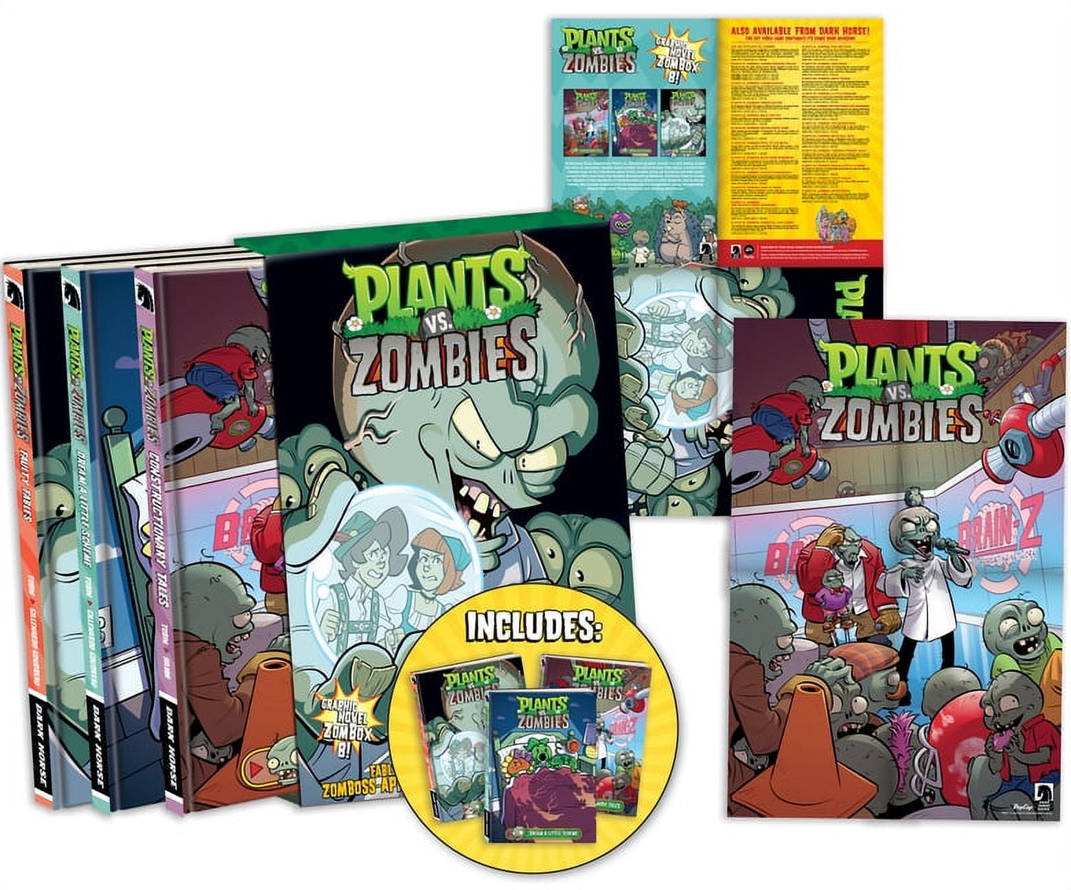 Plants vs. Zombies Versus Deluxe Boxed Set 8 with Exclusive Poster ...