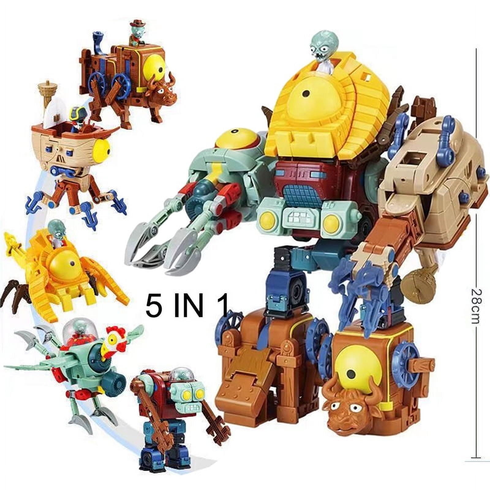 Plants vs. Zombies Boss Robot Melon-pult Chomper Action Figure Model ...