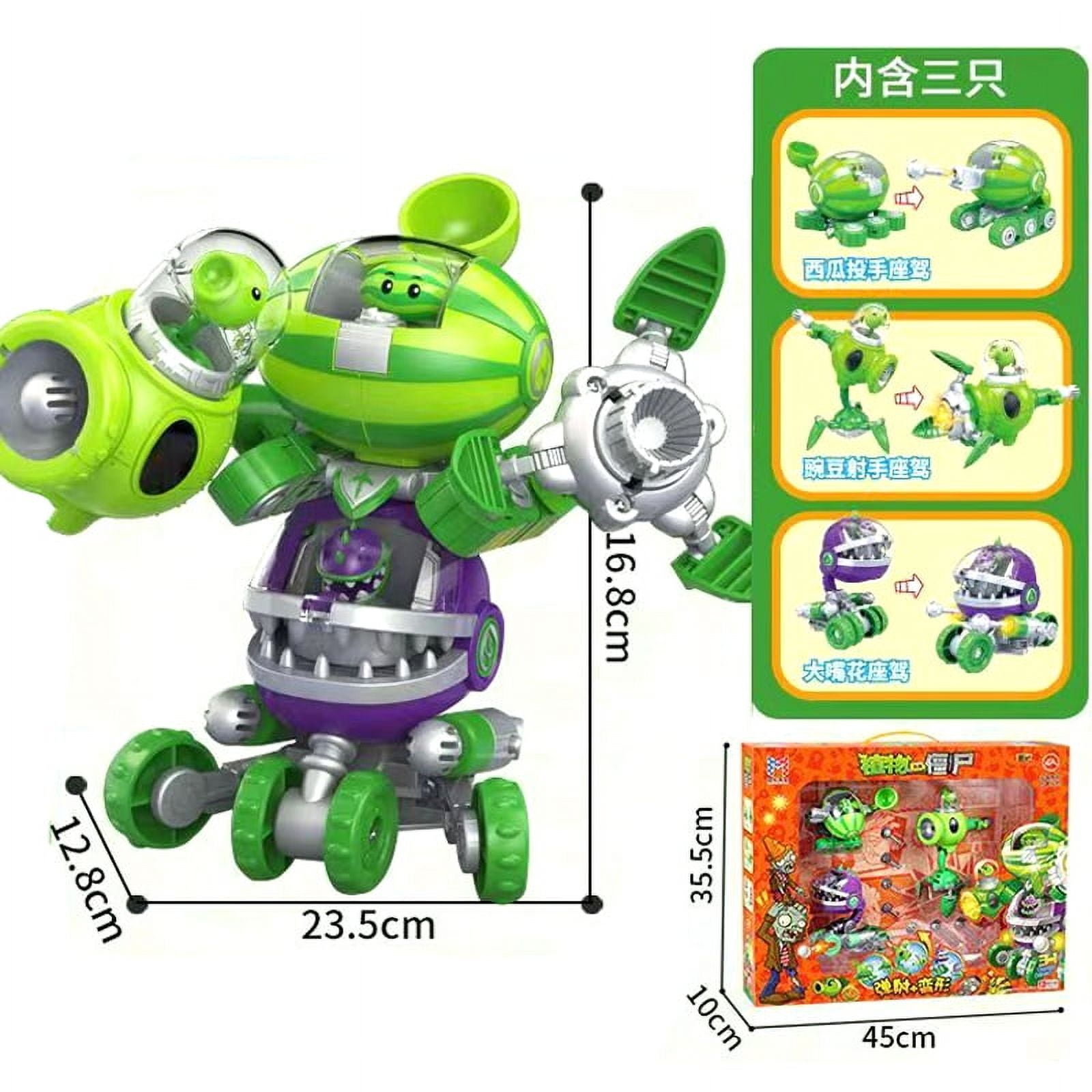 Plants vs. Zombies Boss Robot Melon-pult Chomper Action Figure Model ...