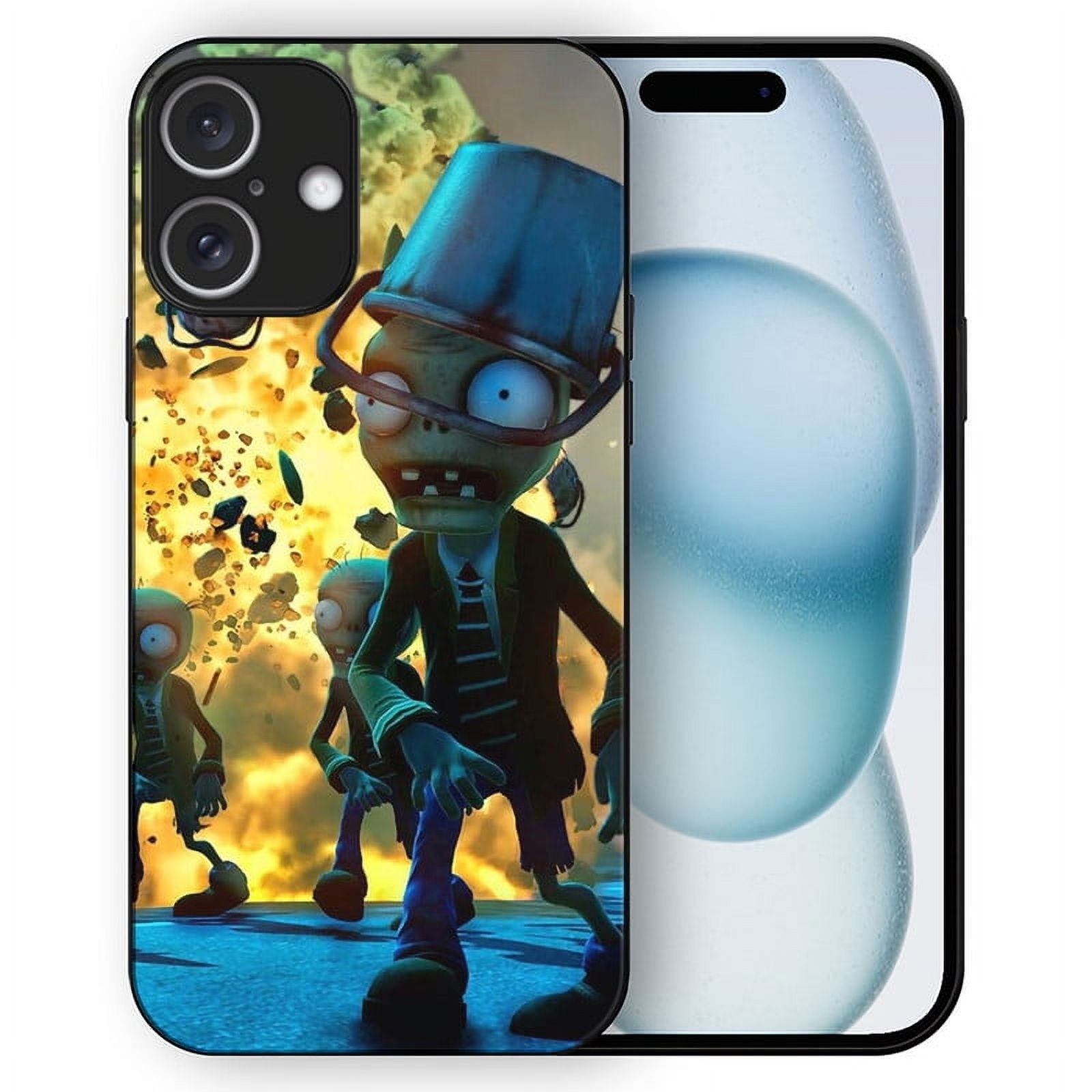 Plants vs Zombies Fan Phone Case,featuring a collage-style print of ...