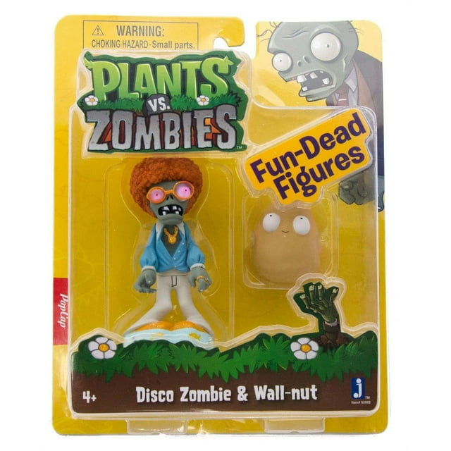 Plants vs. Zombies Fun-Dead Figures Disco Zombie & Wallnut Figure 2 ...