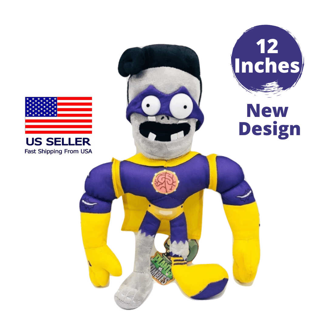 Plants vs Zombies GW2 - Super Brainz PVZ Zombie Plush Toy Stuffed Soft ...