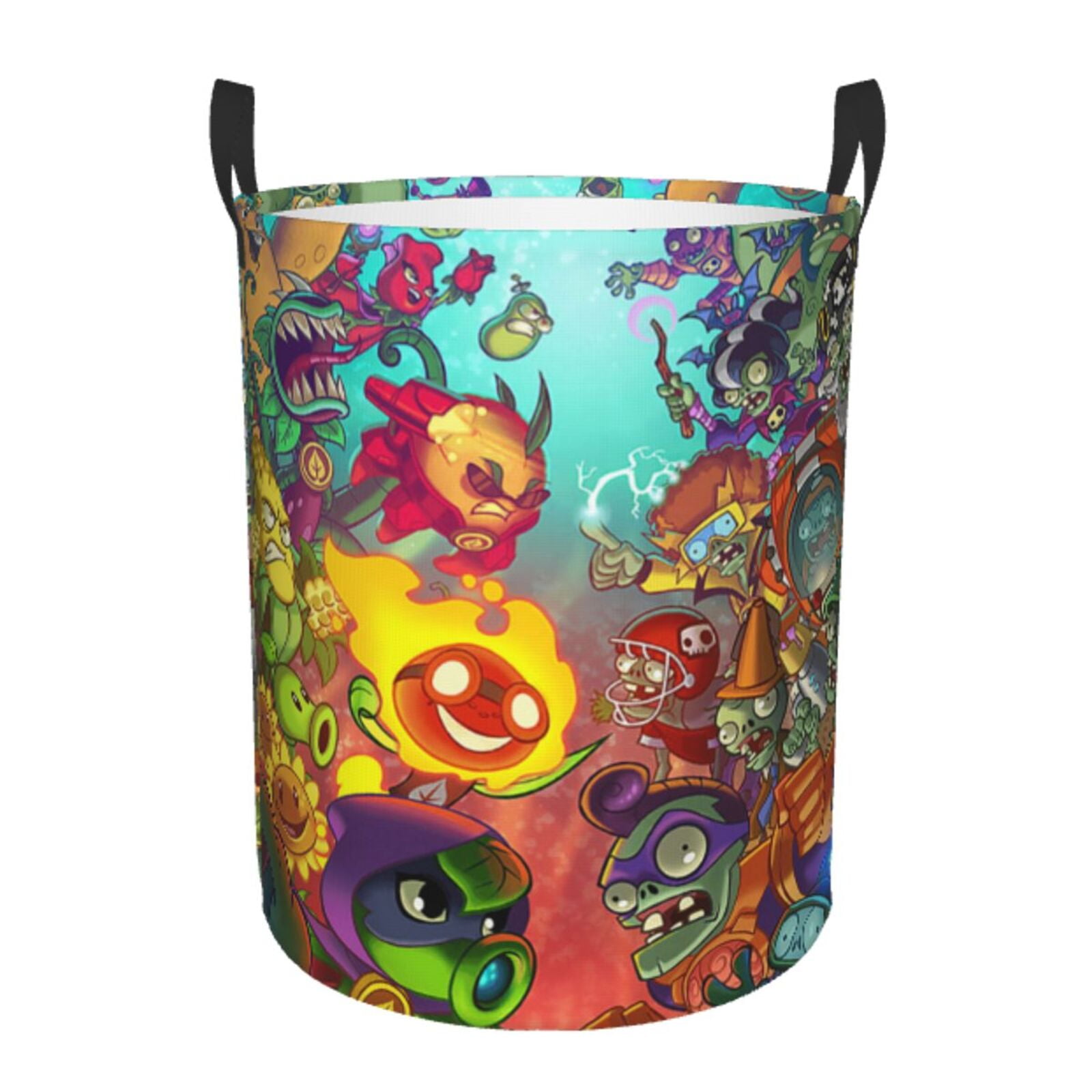 Plants vs. Zombies Heroes Circular Laundry Hamper Foldable Large ...