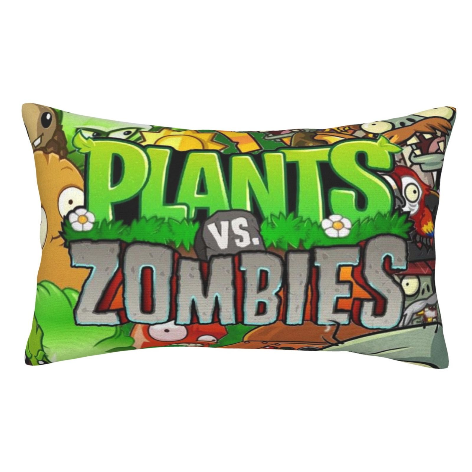 Plants vs. Zombies Poster Pillow Case Decor Cushion Pillow Covers With ...