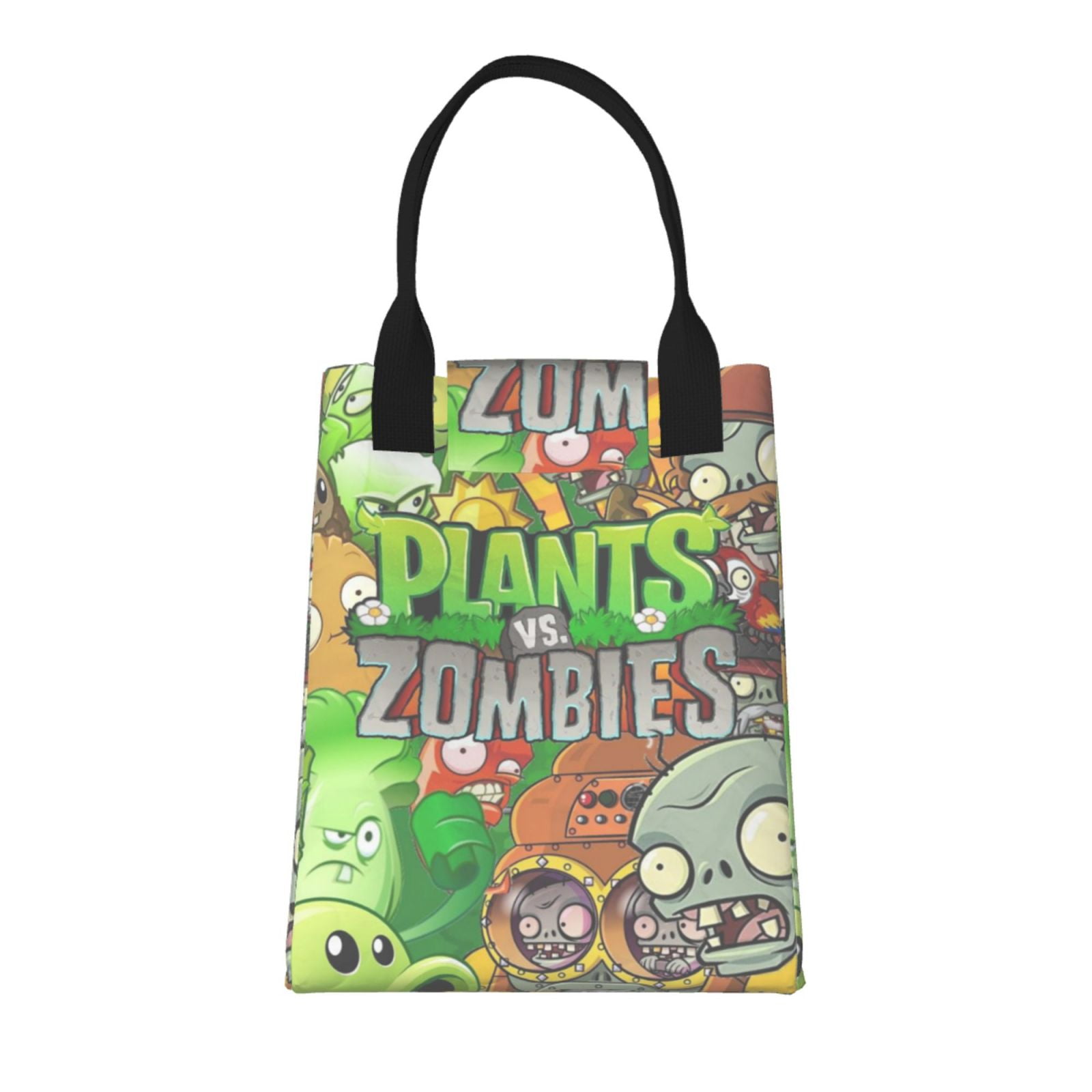 Plants vs. Zombies Poster Portable Lunch Bag Foldable Paper Reusable ...