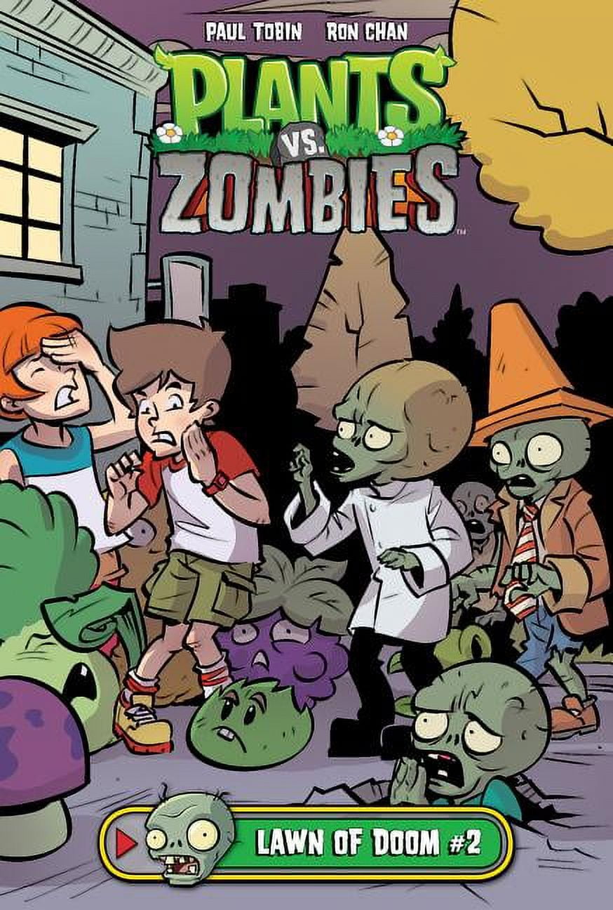 Plants vs. Zombies Set 3 Lawn of Doom, Book 2, (Hardcover) - Walmart.com