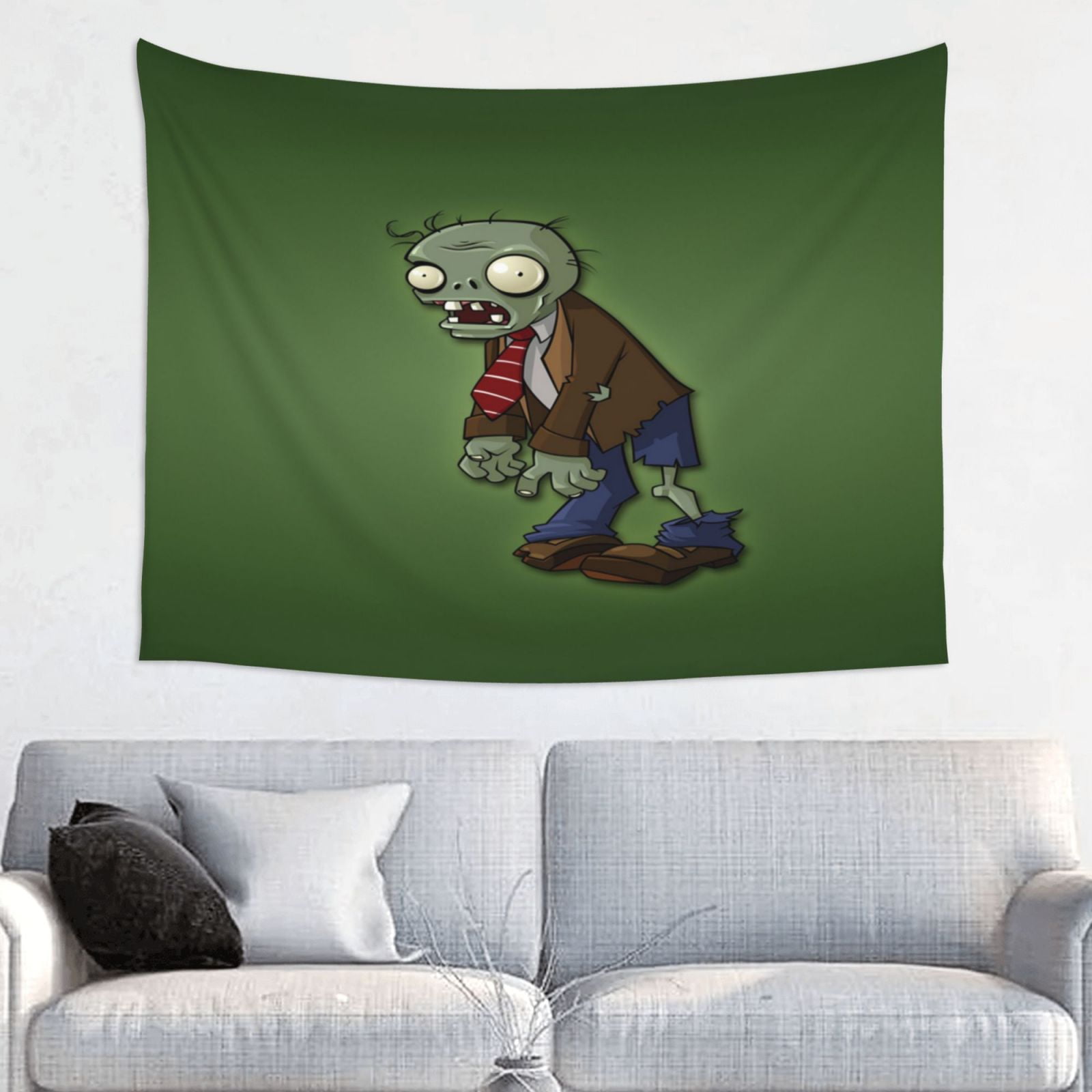 Plants vs Zombi-e Tapestry Anime Poster Large Background Wall Art ...