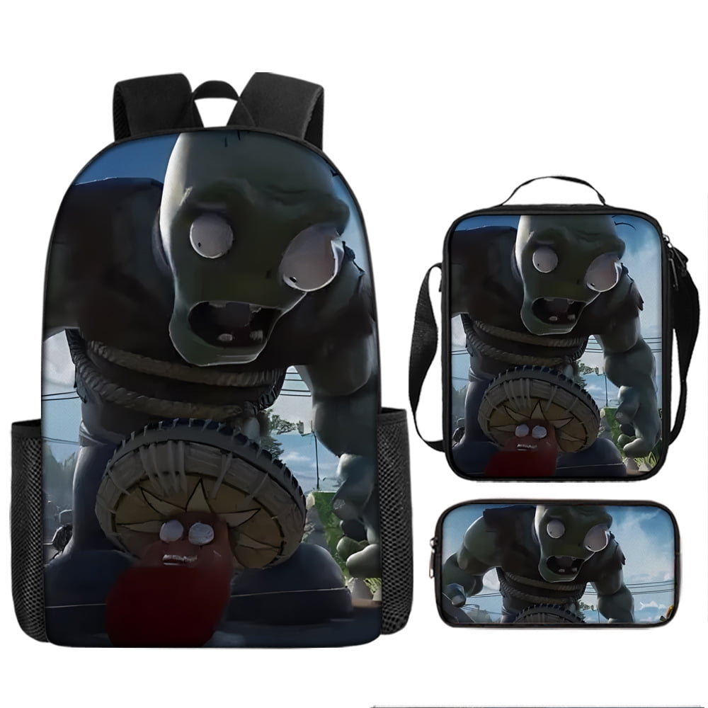 Plants vs. Zombies backpack Kindergarten class backpack Lunch bag ...