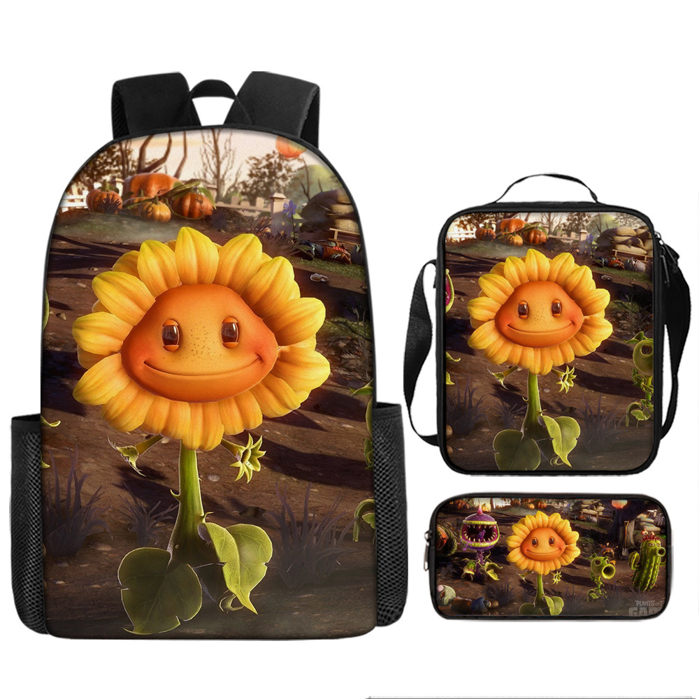 Plants vs. Zombies backpack Kindergarten class backpack Lunch bag ...