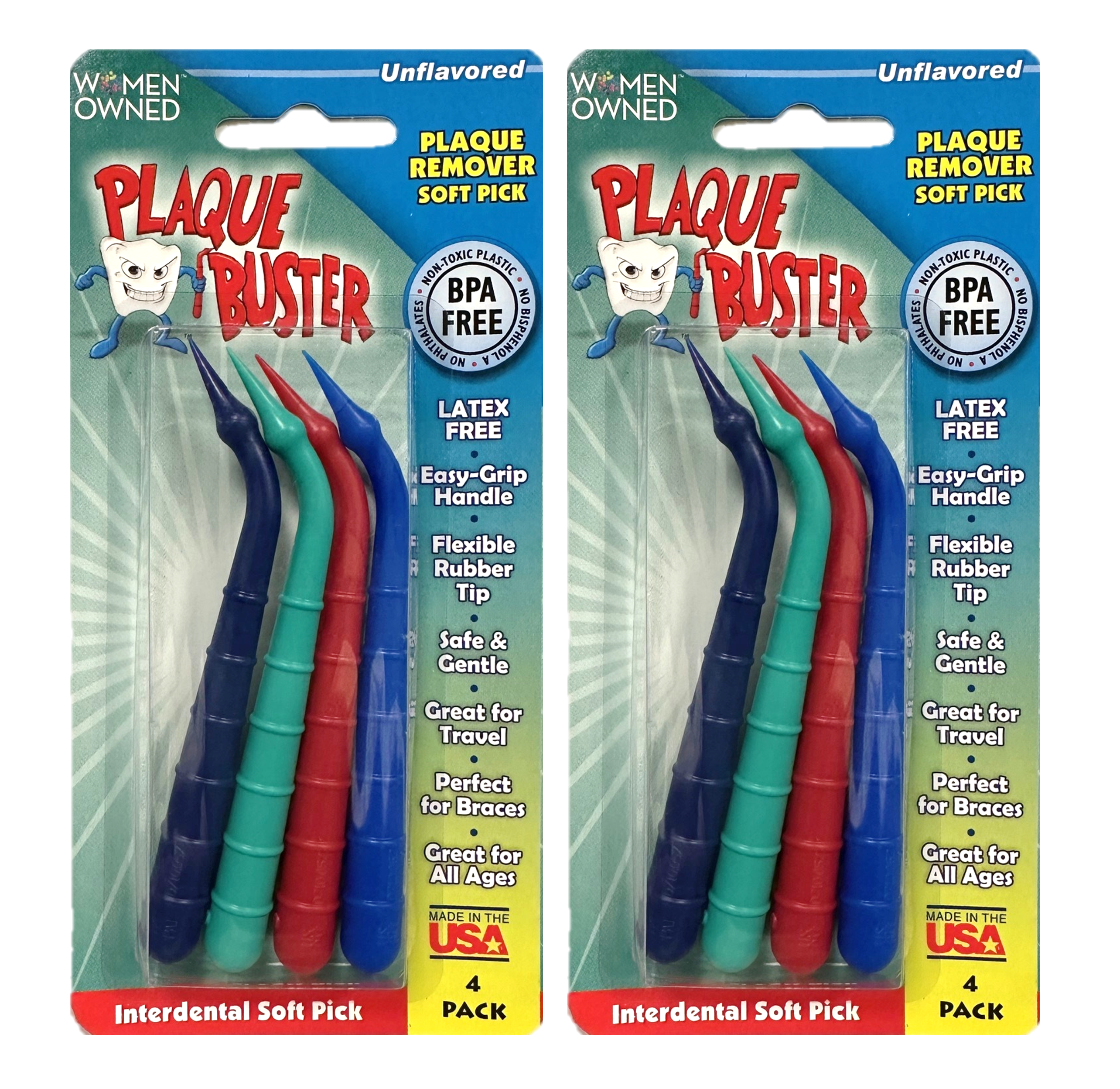 Plaque Buster Gum Stimulator & Plaque Remover, Made in USA, Great for ...
