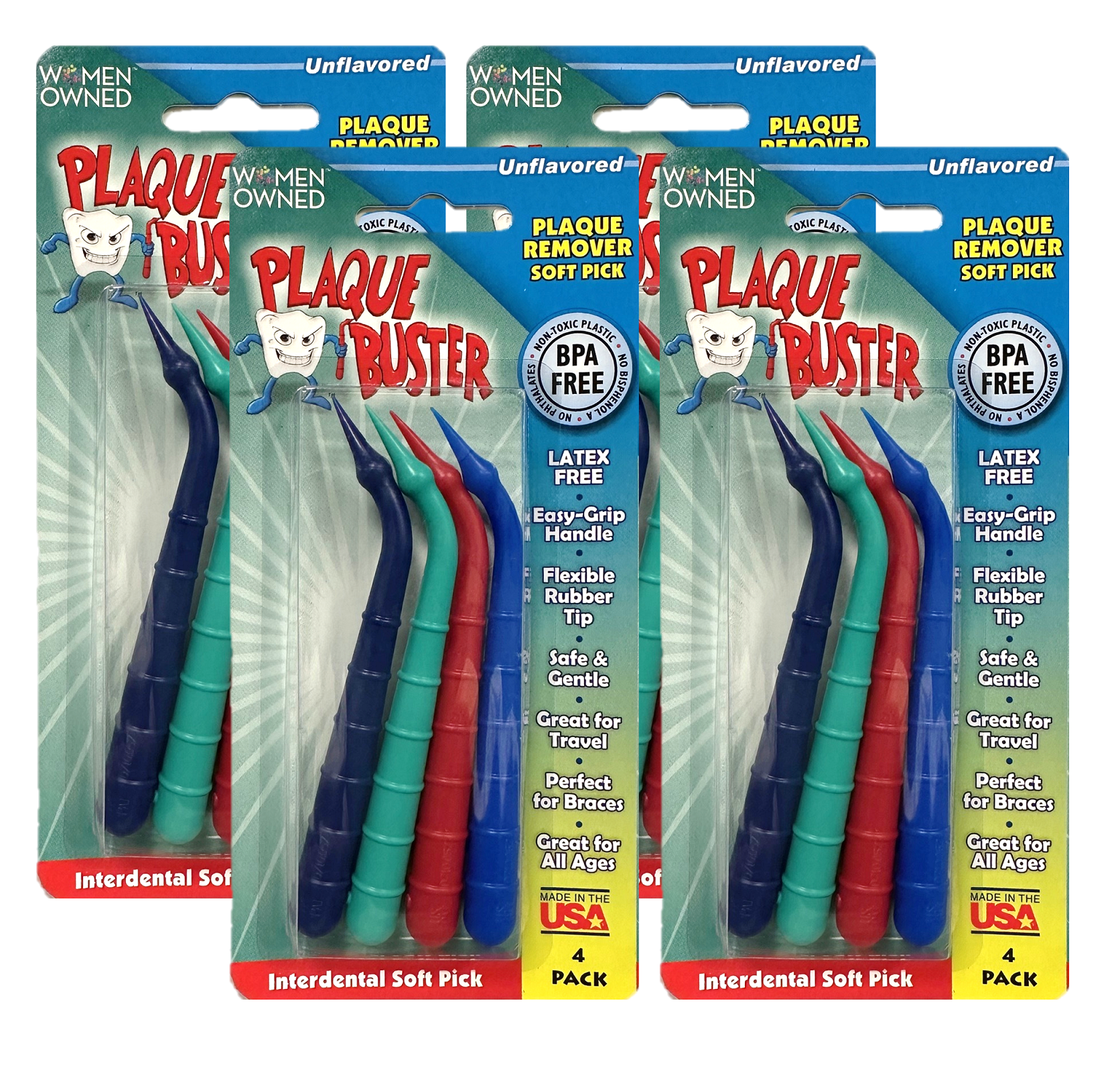 Plaque Buster Gum Stimulator & Plaque Remover, Made in USA, Great for ...