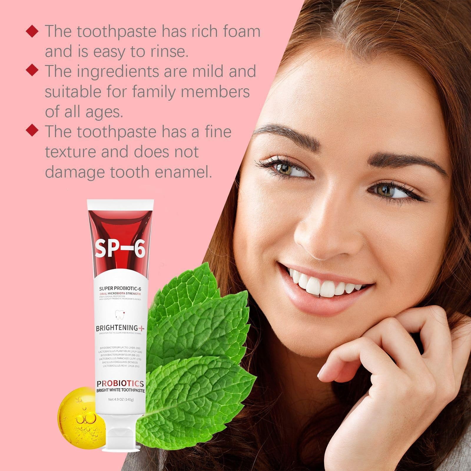 Plaque Control Pasta De Dientes Sp 6 Probiotic Toothpaste Enhanced ...