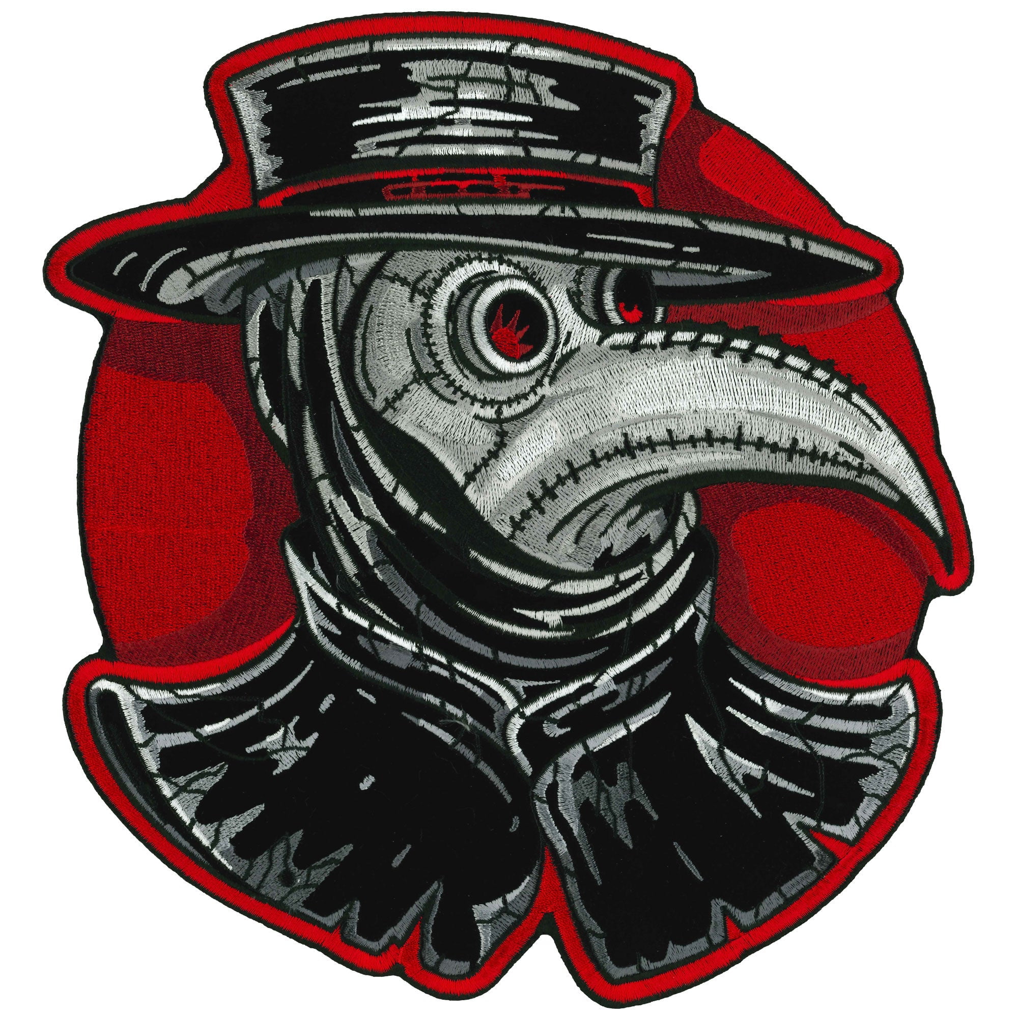 Plaque Doctor Patch - High Thread Iron-on Heat Sealed Backing Sew-on ...