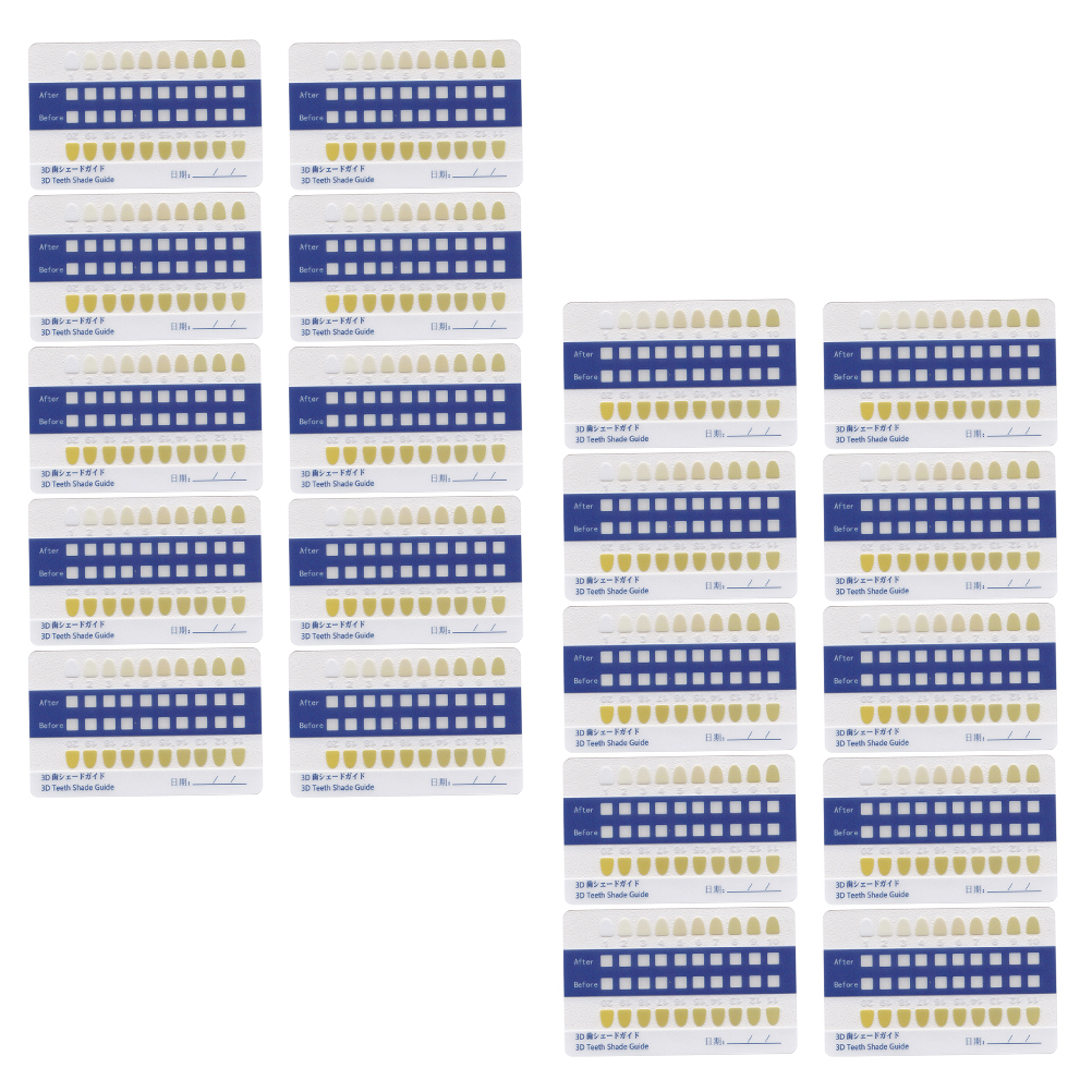 Plaque for Teeth Tooth Color Chart Shade Guide Dentist - Walmart.com