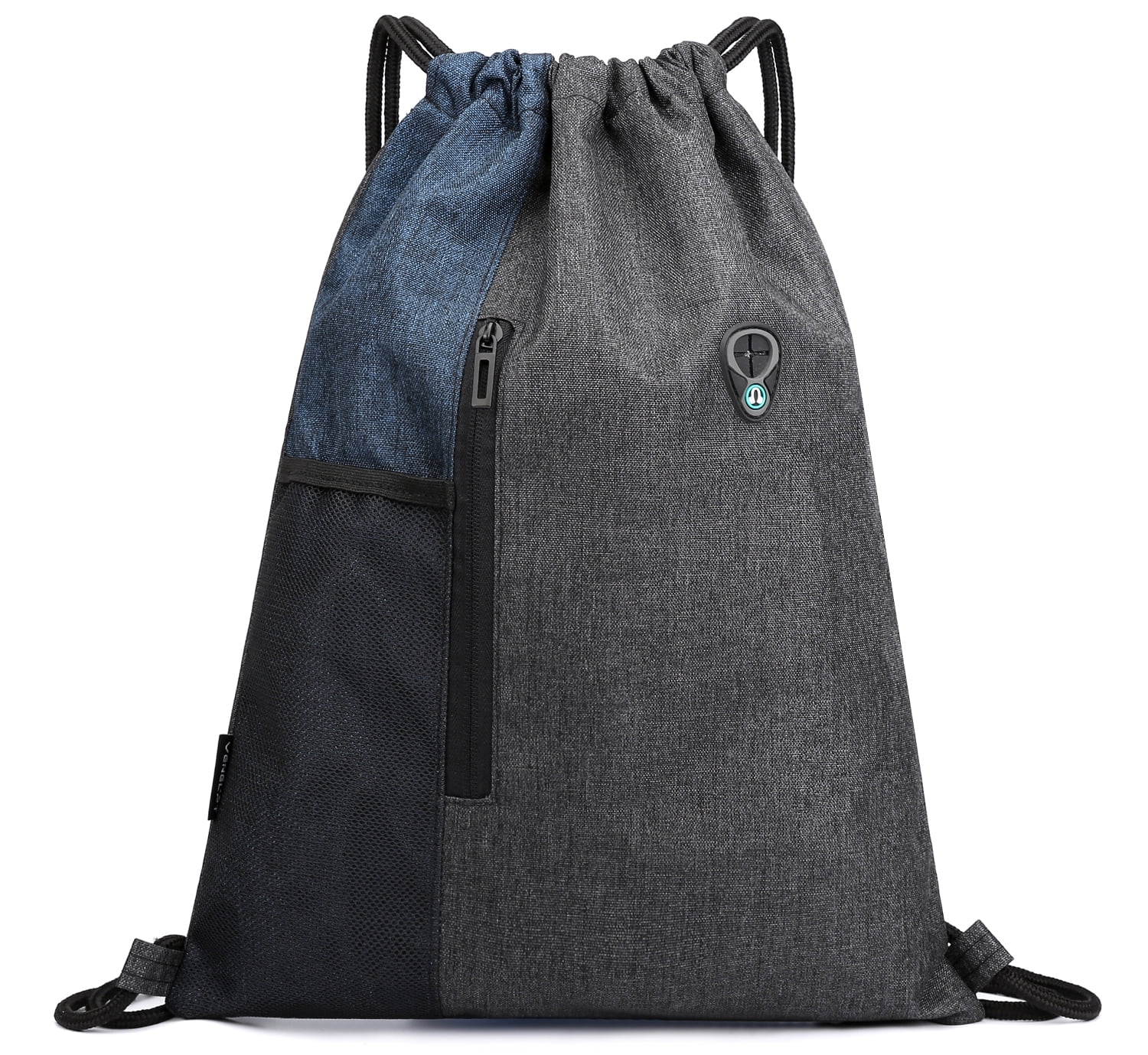 PlasMaller Unisex Drawstring Backpack, Dark Blue - Walmart.com