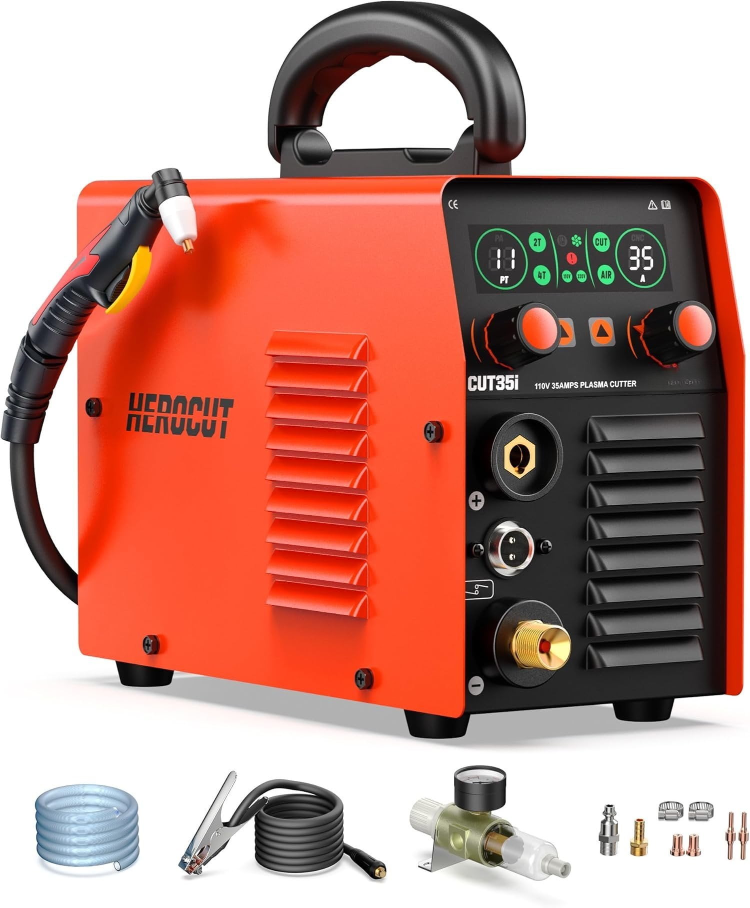 Plasma , 35Amps Plasma Machine CUT35i, Screen Display 110V High ...