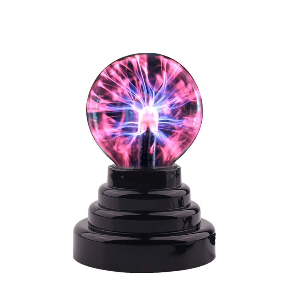 Plasma Ball Lamp Touch Sensitive, Interactive Magic Touch Lightning ...