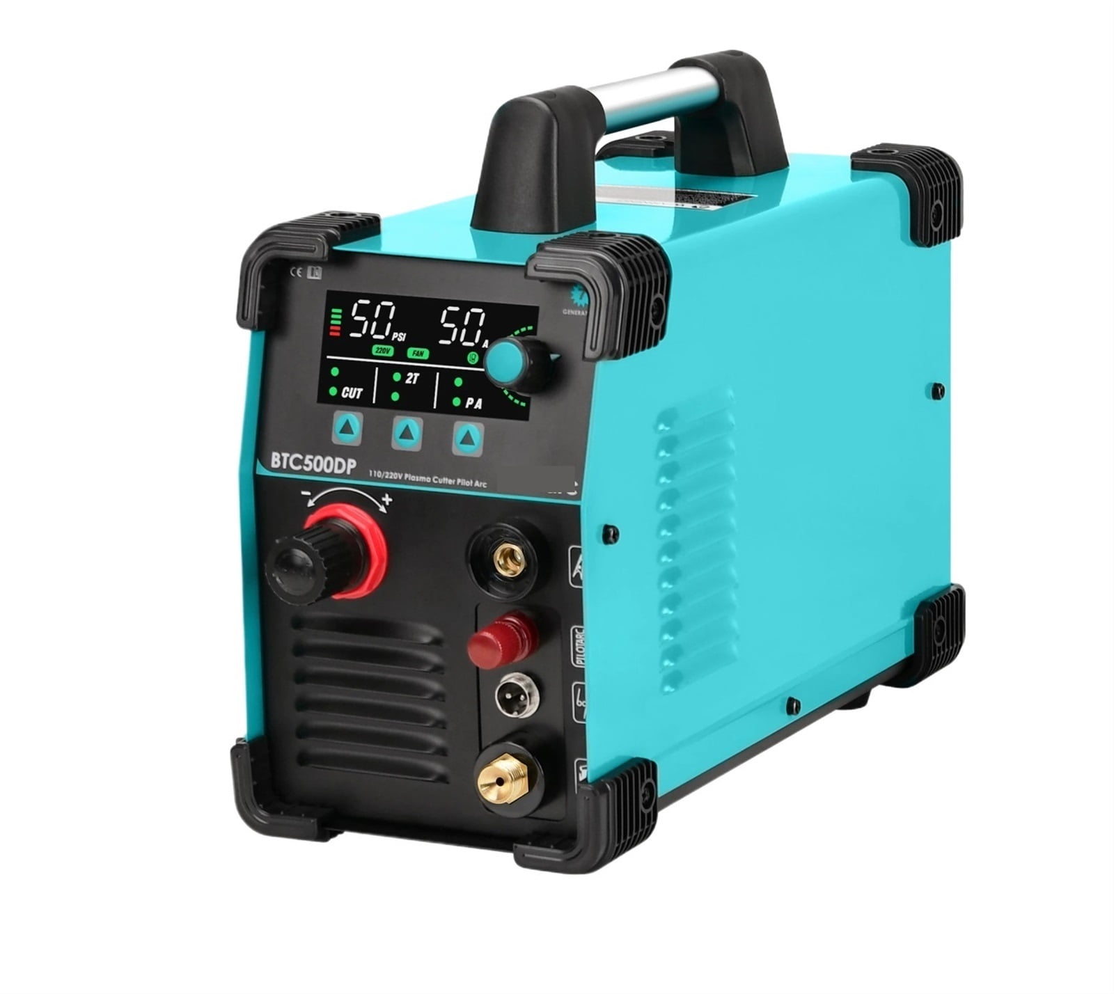 Plasma Cutter, Arc BTC500DP 7th GEN 50Amps Screen Display Dual Voltage ...
