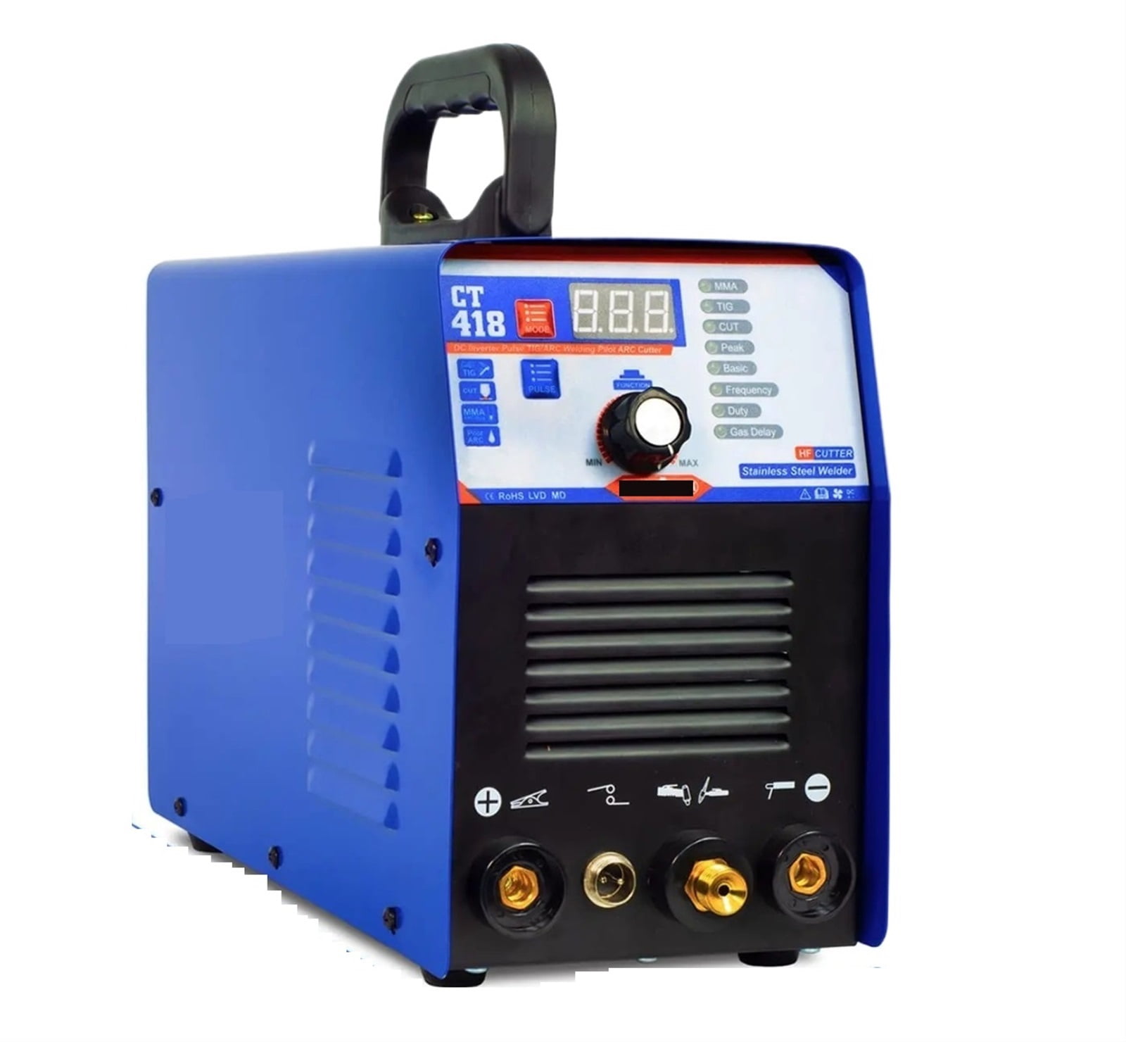 Plasma Cutter CT418 4 in 1 Interver Welding Machine MMA Tig Pulse Spot ...