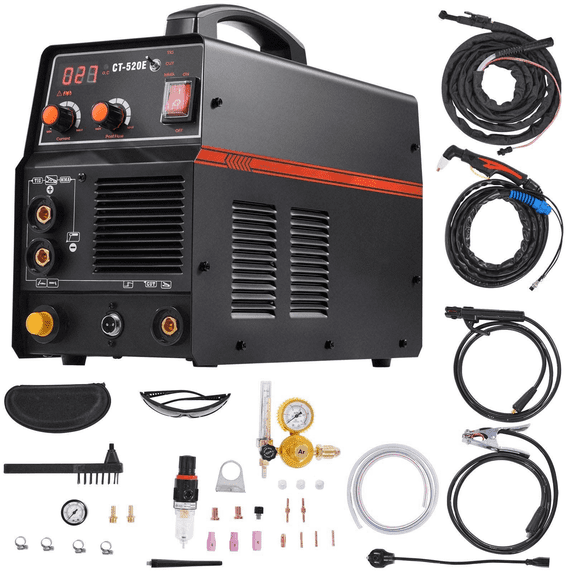 Plasma Cutter Welder 3 in 1 CT-520E - TIG/MMA Plasma Cutter Combo 110 ...