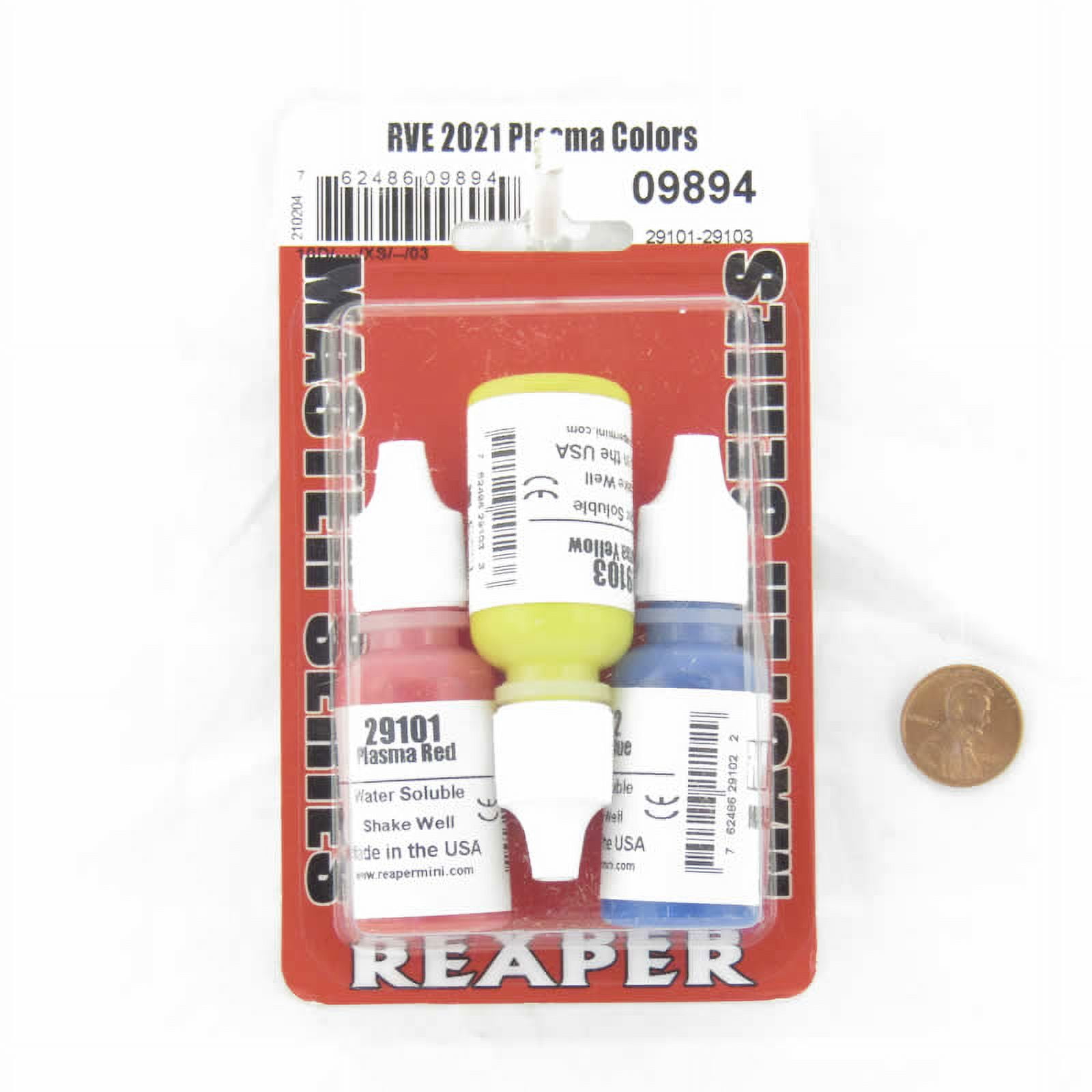 Plasma Triad Colors (29101-29103) Acrylic Reaper Master Series Hobby ...