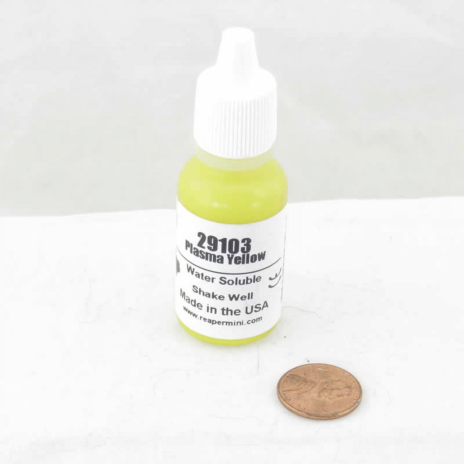 Plasma Yellow Acrylic Reaper Master Series Hobby Paint .5oz Dropper ...