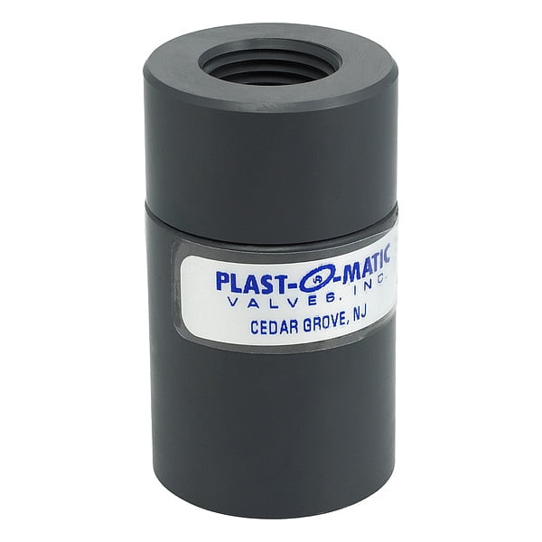 Plast-O-Matic Flow Control Valve,3/8In FNPT,PVC,1/2gpm FC037EP-000-1/2 ...