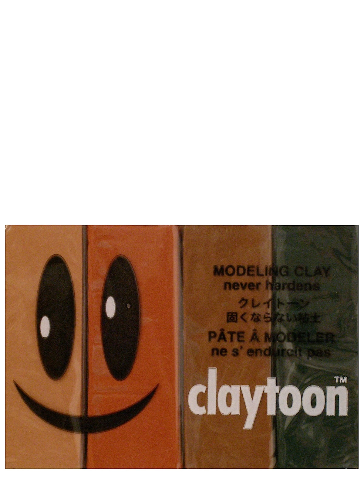 Plastalina Modeling Clay earth tones, 1 lb. set of 4, flesh, brown ...