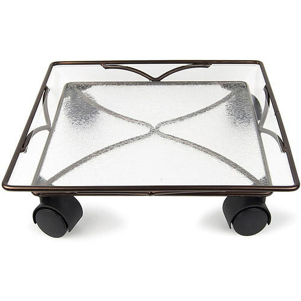 Plastec 12.5" Bronze Square Caddy - Walmart.com