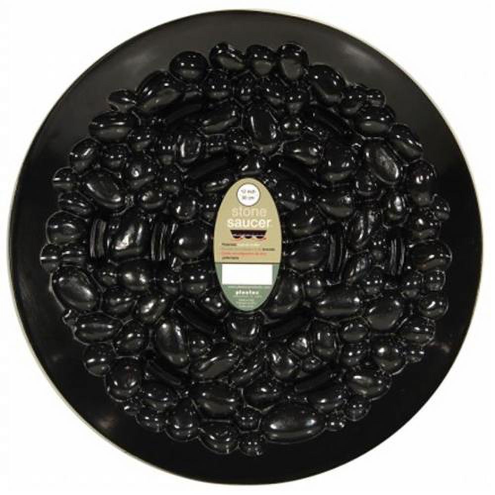 Plastec Round Stone Saucer (Set of 12) - Walmart.com