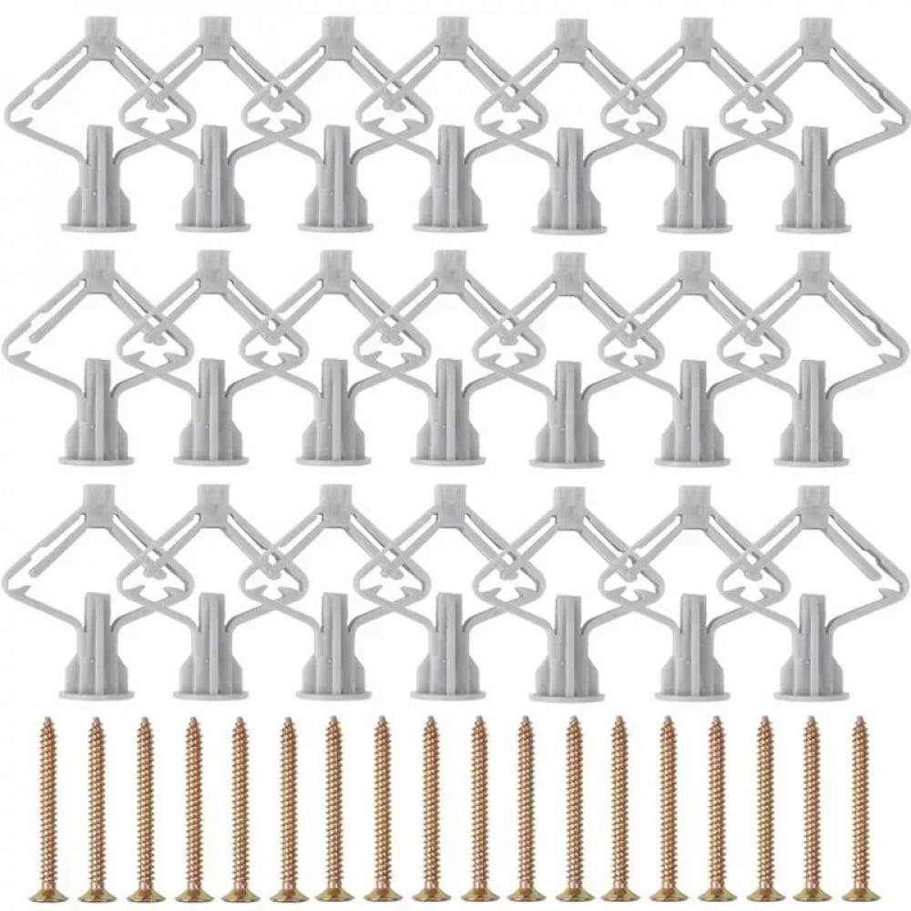 Plasterboard Expansion Screw Tube Drywall Anchor Bolt Hollow-Wall Plug ...