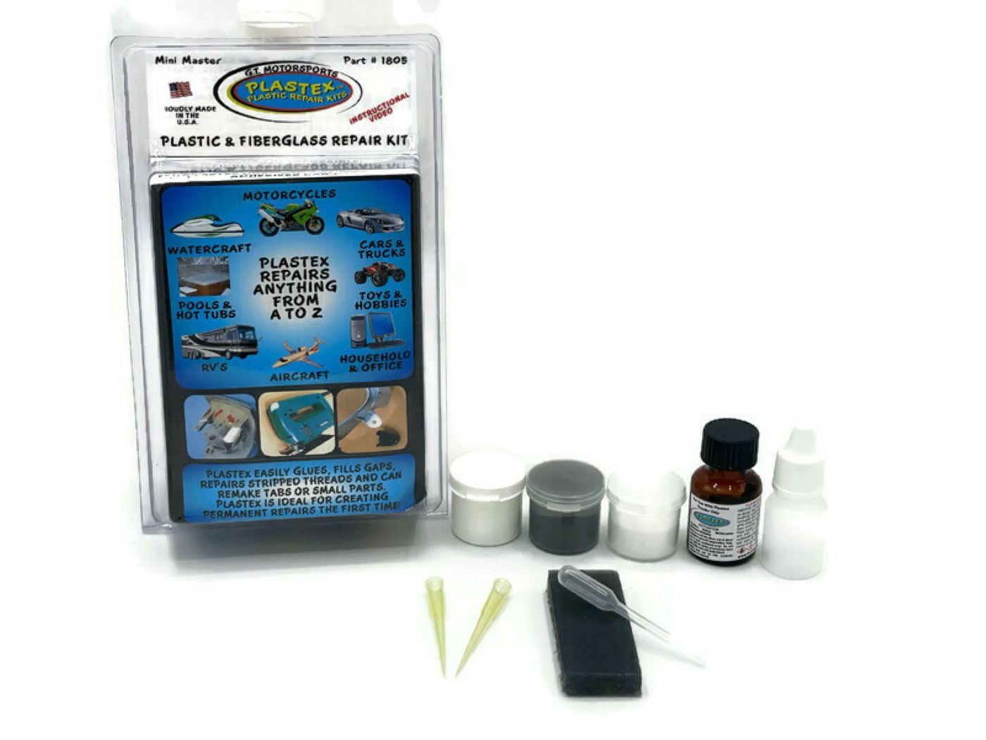 Plastex Plastic Repair Kits - Easily Glue, Repair or Remake Broken ...