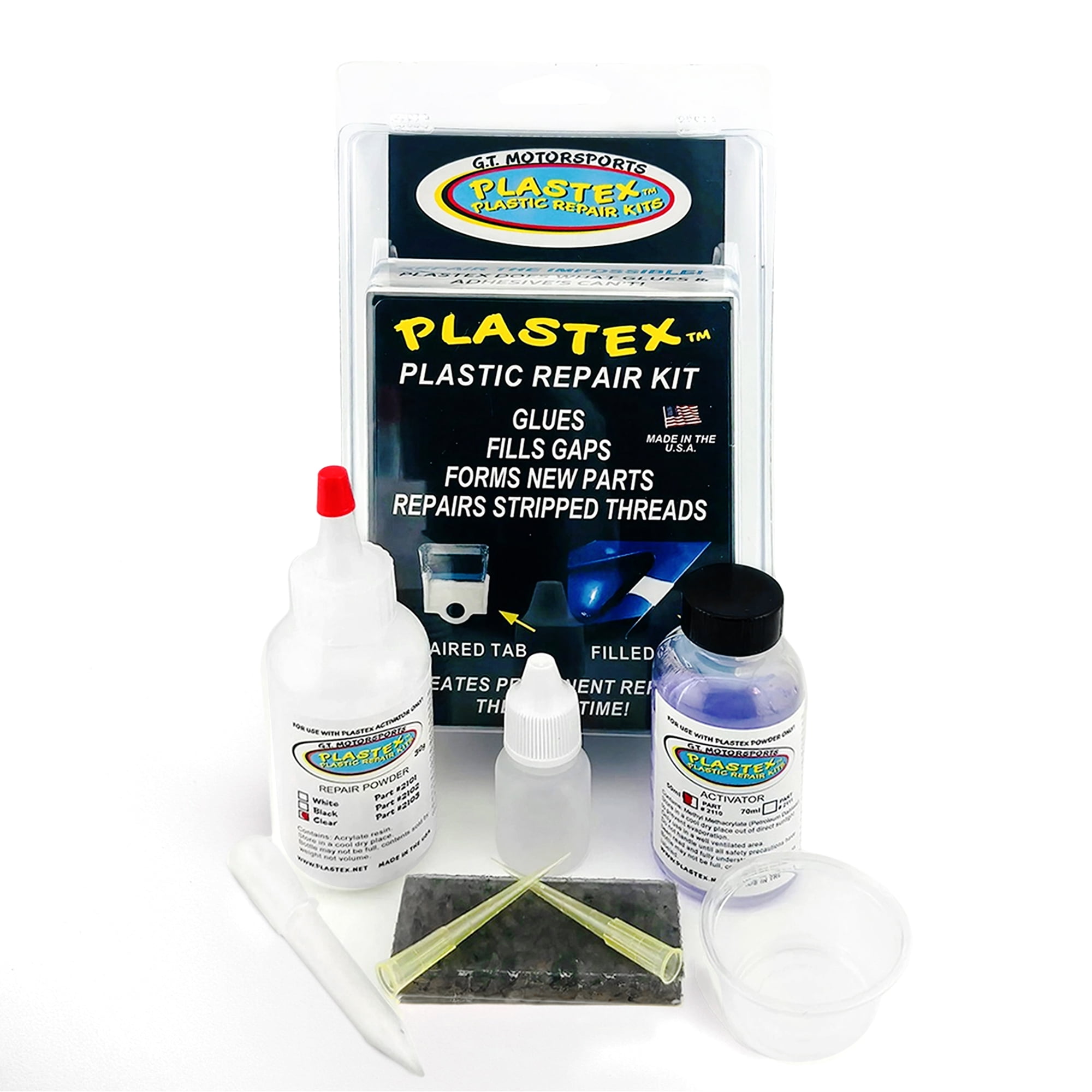 Plastex Plastic Repair Kits, Glue, Repair, Remake Plastic, Fiberglass ...