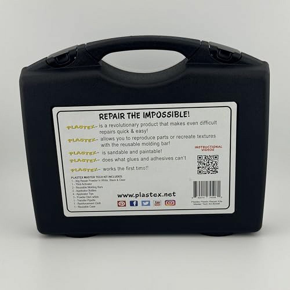 Broken Plastic Fix Kit Plastex Plastic Repair Kit - Large Shop Kit For ...