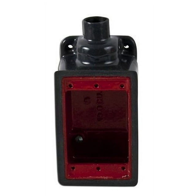 Plasti-Bond PRFS2 3/4", 1-Gang, PVC Coated Dead End Shallow Box ...