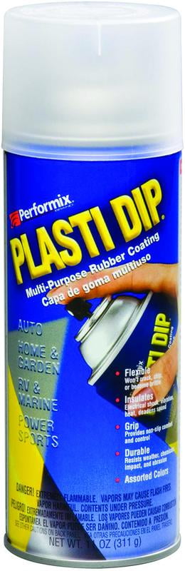 Plasti Dip Clear Rubberized Coating, Peelable Flexible Spray, 11 oz ...