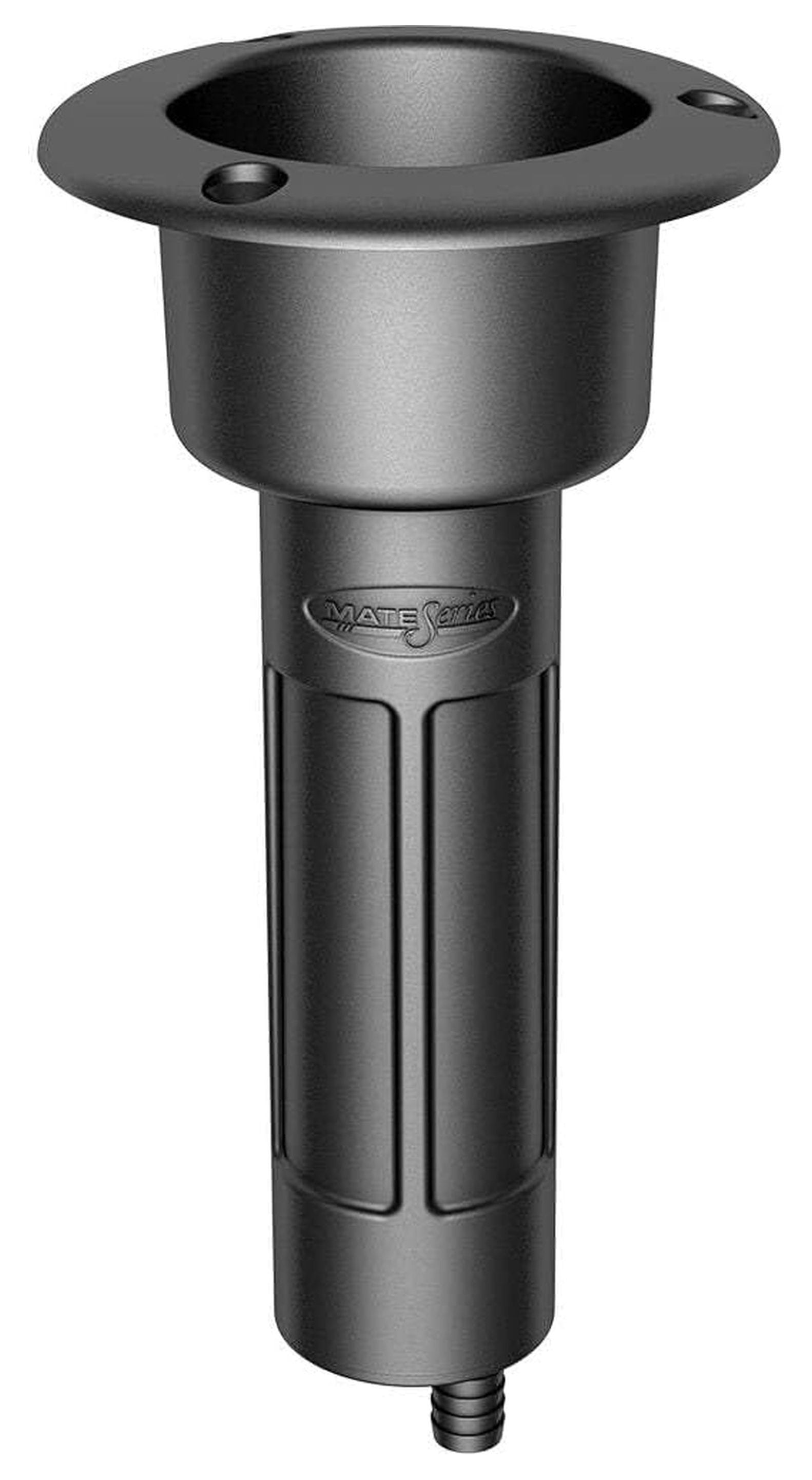 Plastic 0° Rod & Cup Holder - Drain - Round Top - Black - Walmart.com