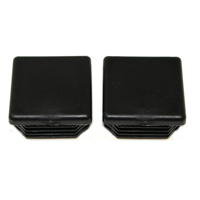 JSP Manufacturing, Plastic, Black 1 - 1/2 inch, Square Tubing Pipe Cap ...