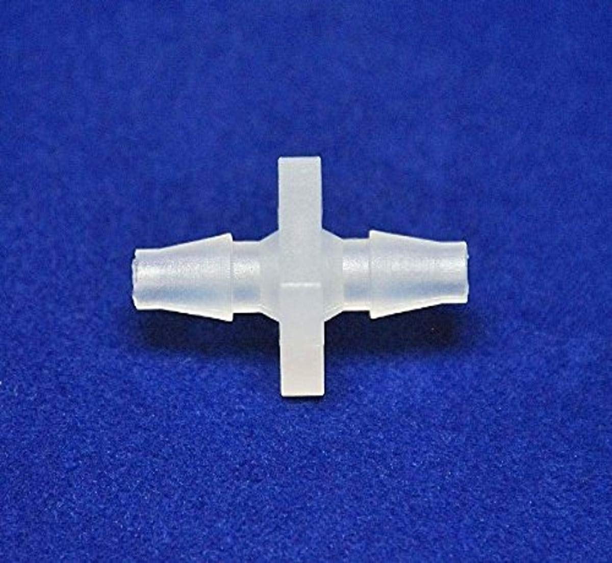 Plastic 1/8" ID Hose Barb Mender/Splicer/Joiner/Union Fitting Tubing Hose Adapter/Coupler (Pack ...