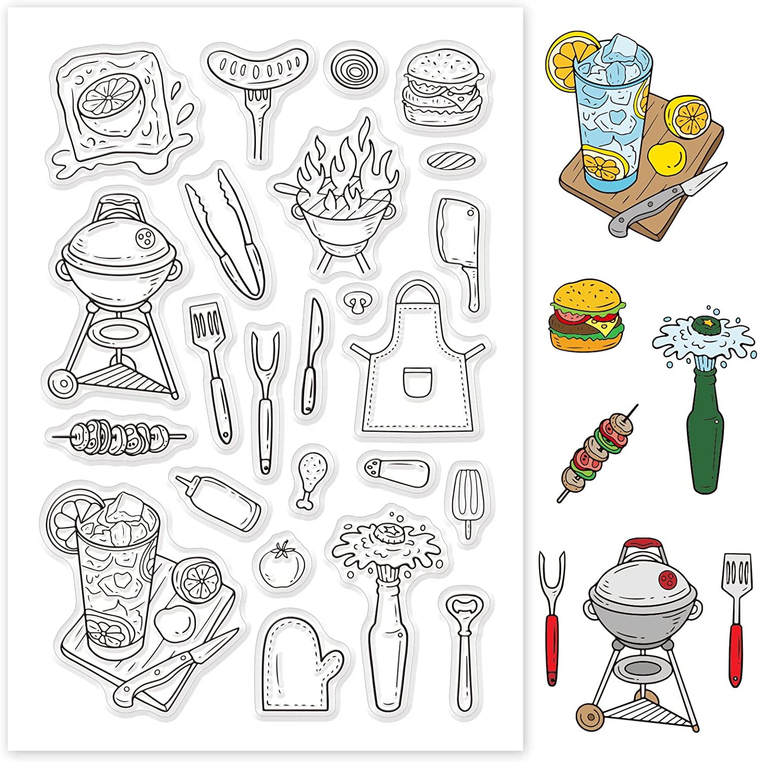 Plastic 1 sheet PVC Plastic Stamps for DIY Scrapbooking Photo Album ...