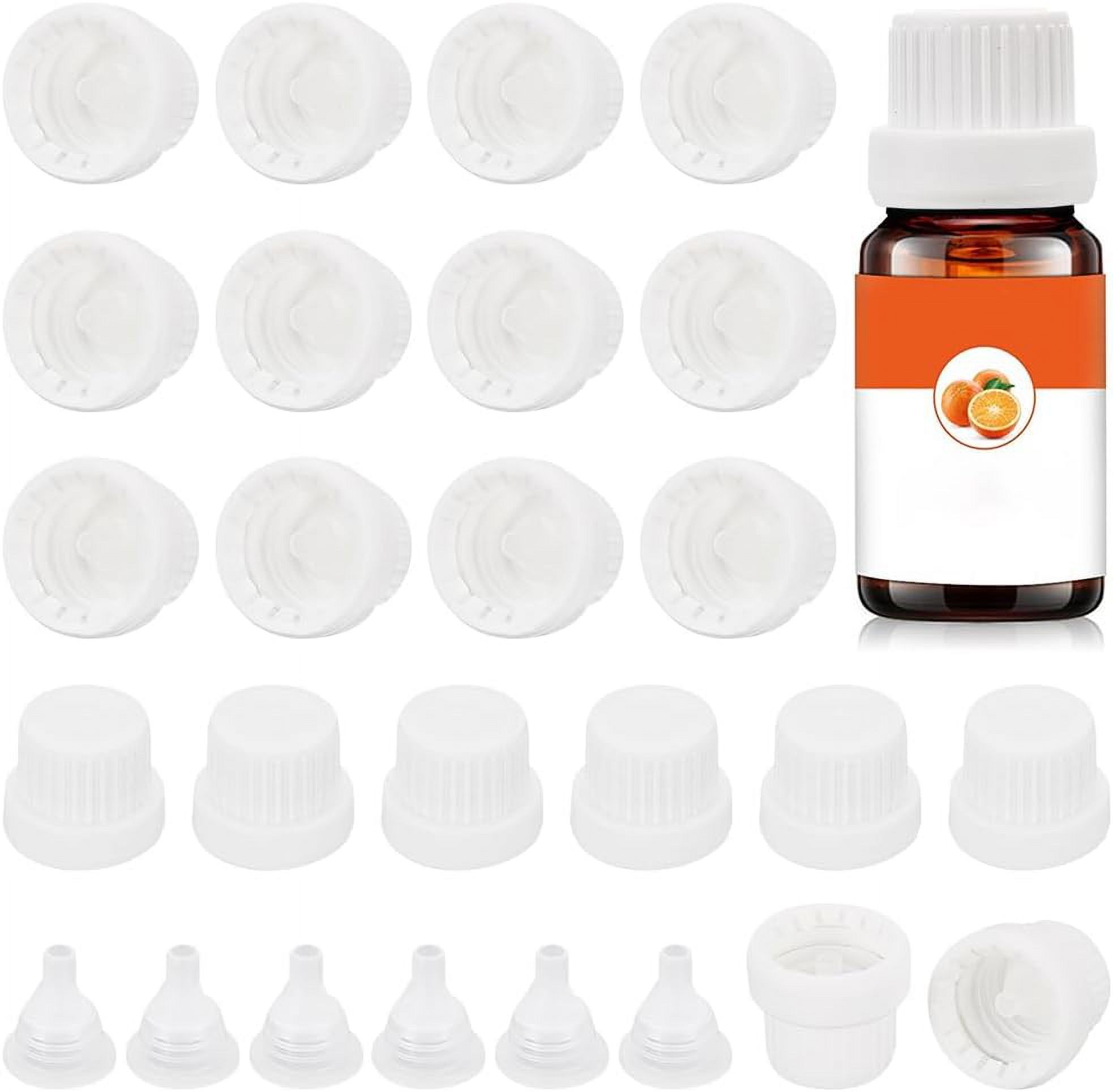 Plastic 18 Tooth Bottle Cap with Hopper Inner Plug Leakproof Lid for ...