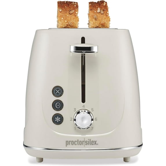 Plastic 2 Slice Toaster, Bal, Defrost & Cancel Buttons, Browning ...