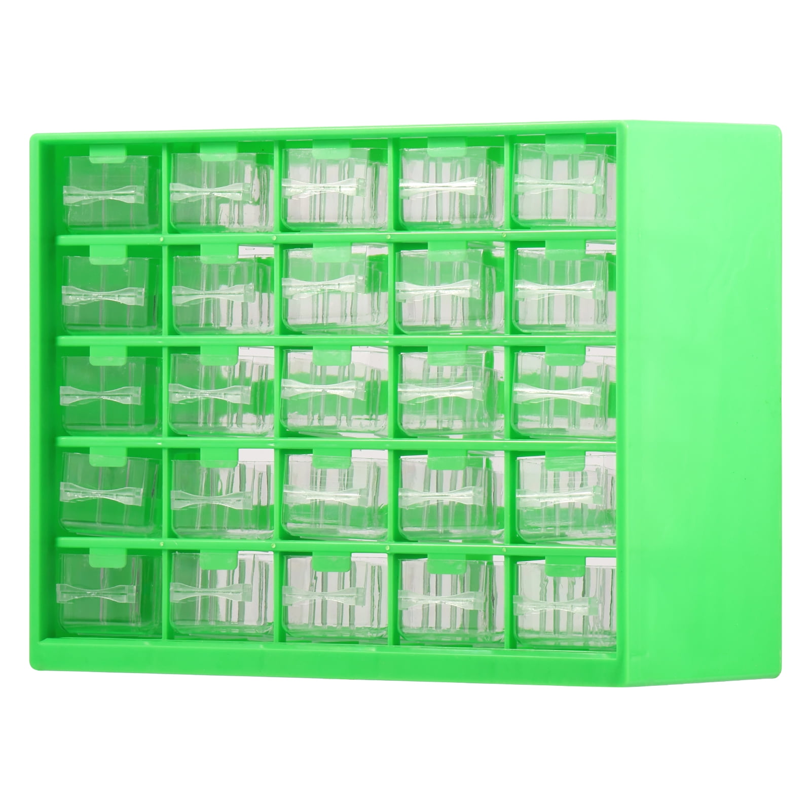 Plastic 25 Grids Hardware Storage Organizer Visible Drawer Parts ...