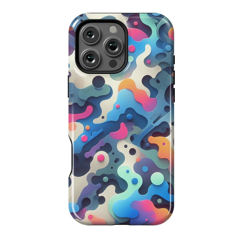 Plastic 3D Camo Tough Cases Textured Pattern for iPhone 11-17 ...