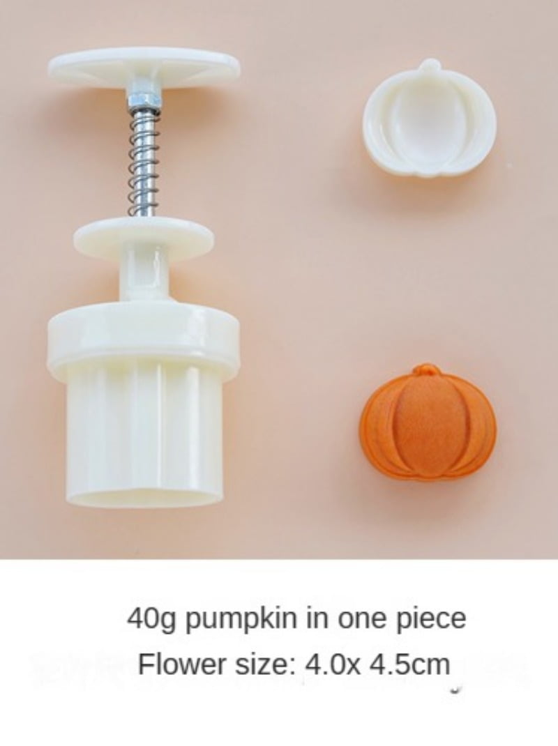 Plastic 3D Cute Fruit Cookie Plunger Cutter Pumpkin Banana Peach Shapes ...